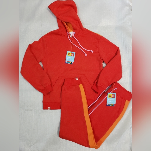 Lego | Pants & Jumpsuits | Lego X Target Red Colorblock Jogger Set ...